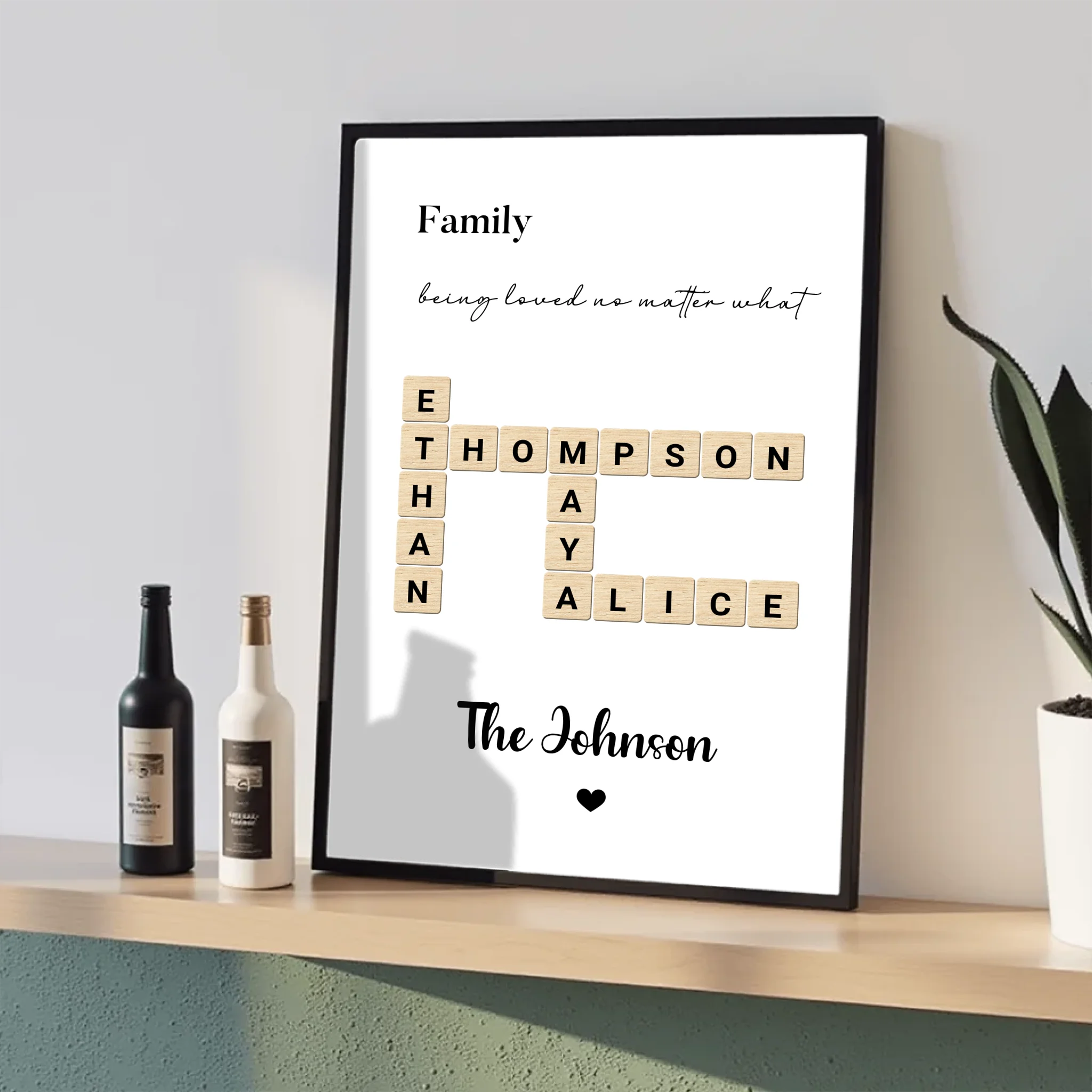 TIB Free Design - Personalized Poster - Scrabble – teeinblue