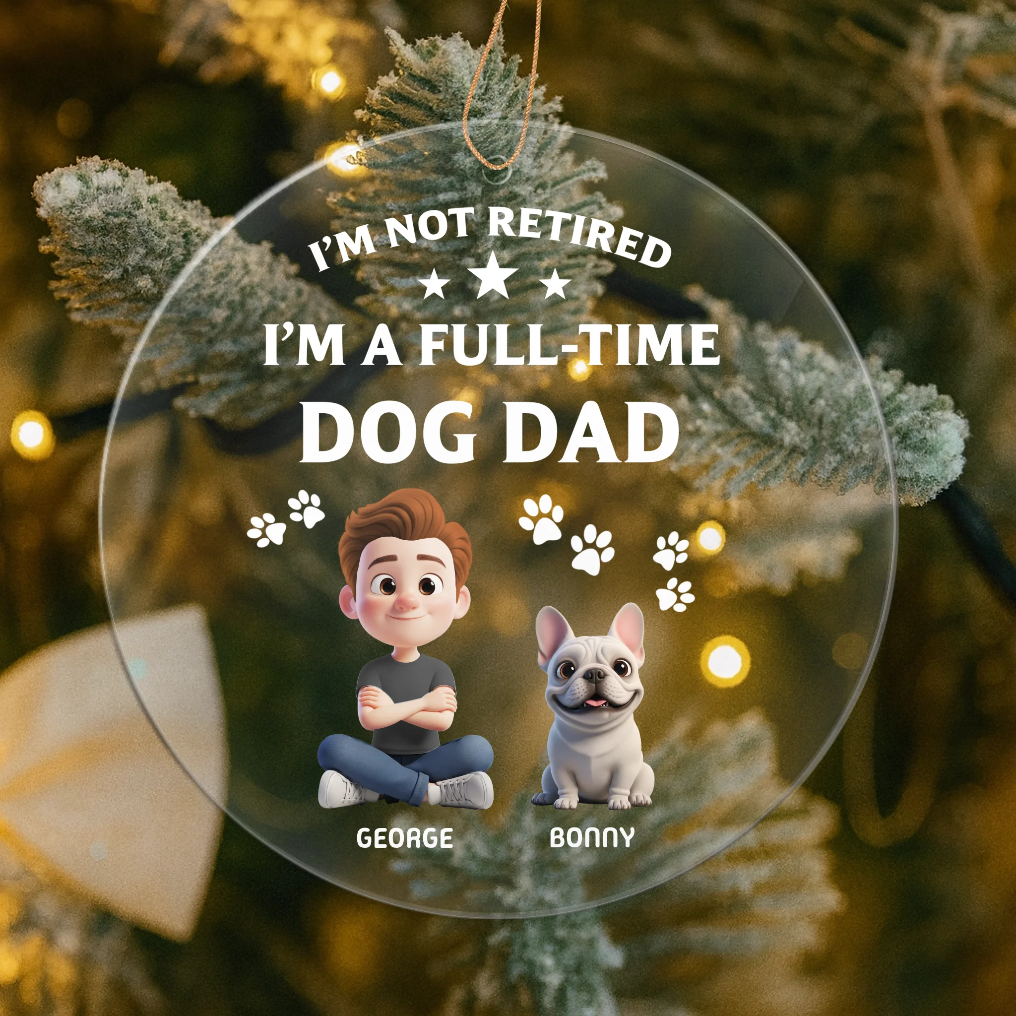 TIB Free Design - Dog Dad | Dog Mom | 3D Man | 3D Woman | 3D Dogs ...